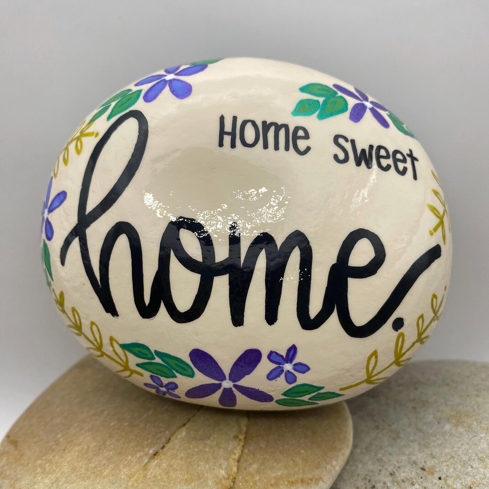 Home Sweet Home Painted Rock, Welcome Home Rock, Welcome to Our Home ...
