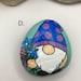 Gnome Painted Rocks, Garden Gnome Rocks, Gnome Rocks, Spring Painted ...