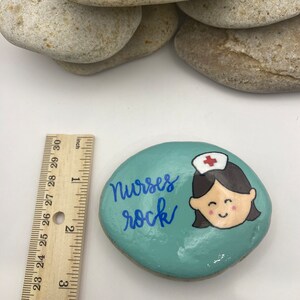 Nurses Rock Painted Rock, Doctors Rock Painted Rock, Nurse Appreciation ...