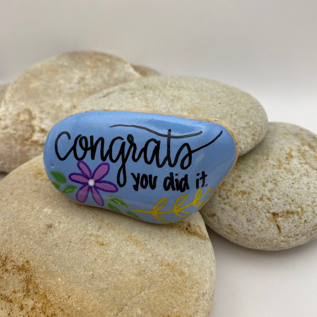 Congratulations Rock, Congrats You Did It, Congratulations Gift, You ...