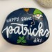 St Patrick's Day Painted Rock, Saint Patrick's Day, Happy St. Pattys ...