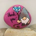 Thank You Painted Rock, Painted Gnome Rock, Thank You Gift ...