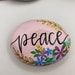 Peace Painted Rock, Affirmation Rock, Inspirational Painted Rock - Etsy