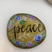 Peace Painted Rock, Hand Painted Rock, Gift for Encouragement, Gift for ...