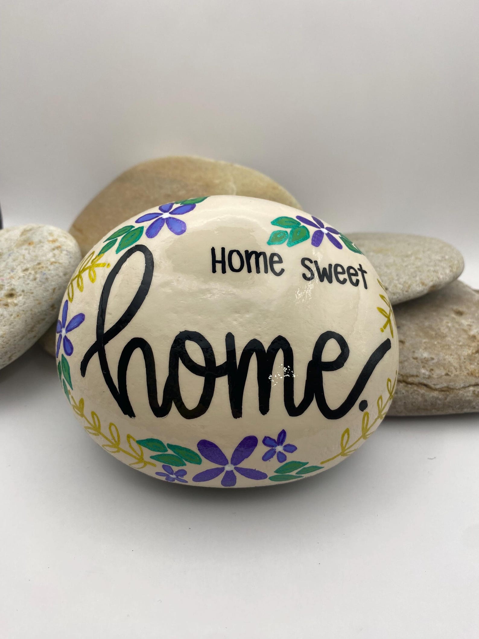 Home Sweet Home Painted Rock, Welcome Home Rock, Welcome to Our Home ...