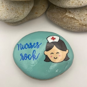 Nurses Rock Painted Rock, Nurse Appreciation Rock - Etsy