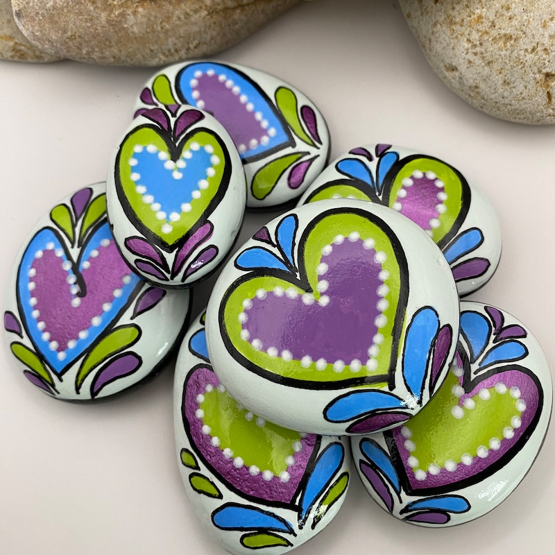 Hand Painted Rocks - Etsy