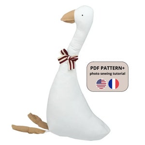 Goose Sewing Pattern, Goose Plush Sewing Pattern PDF Instant Download ...