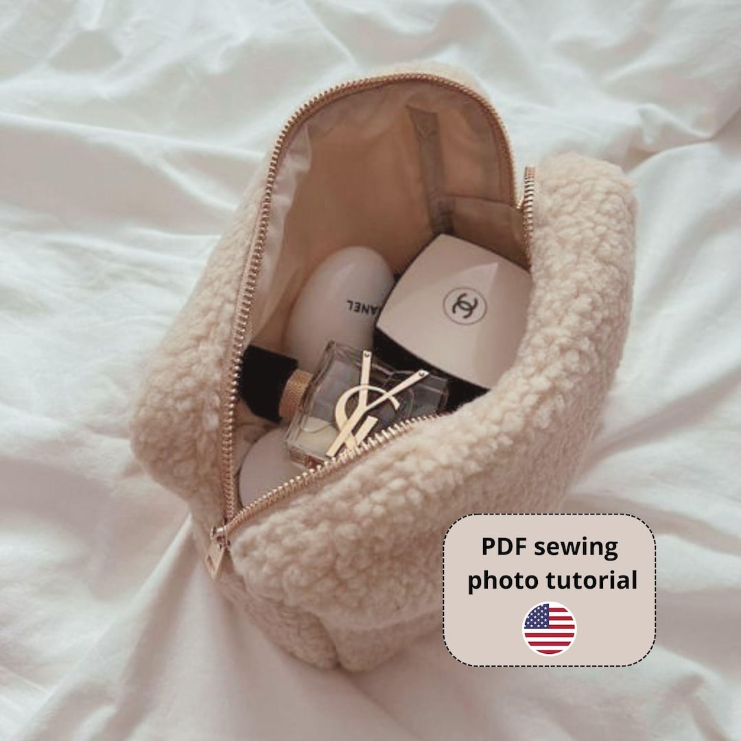 Makeup Bag Sewing Pattern Toiletry Bag PDF Photo Tutorial & Sewing ...