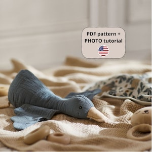 Duck & Canada Goose Sewing Pattern, Goose Plush Sewing Pattern PDF ...