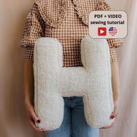 Letter Pillow - Etsy