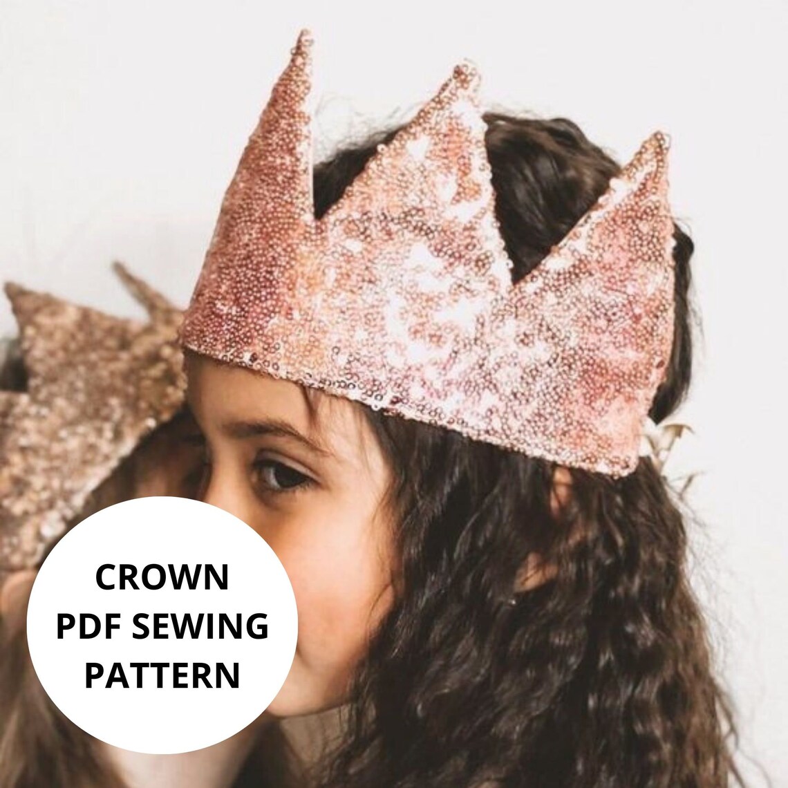 First Birthday Crown PDF Pattern, DIY Crown Sewing Pattern, PDF Pattern ...