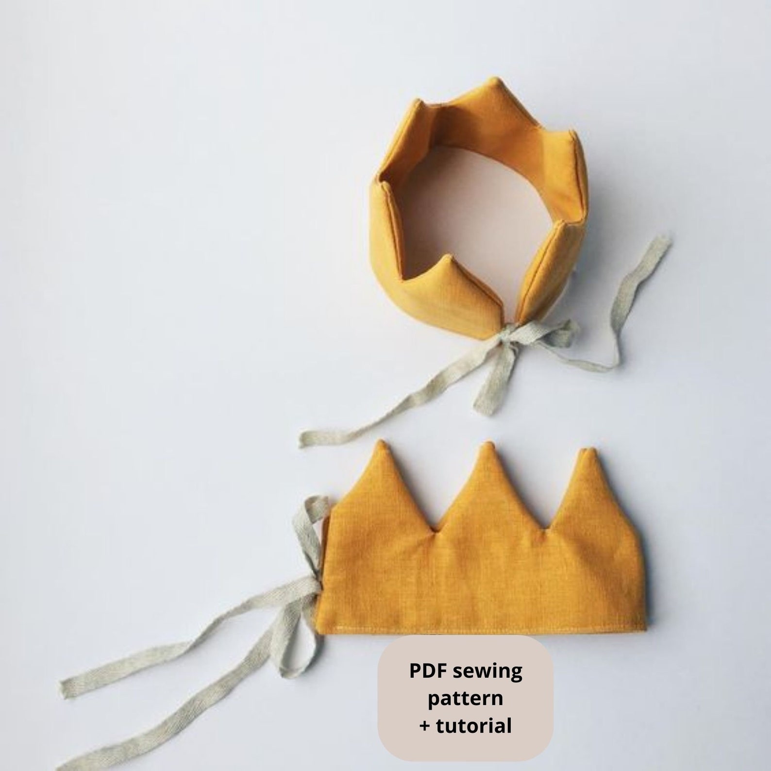 First Birthday Crown PDF Pattern, DIY Crown Sewing Pattern, PDF Pattern ...