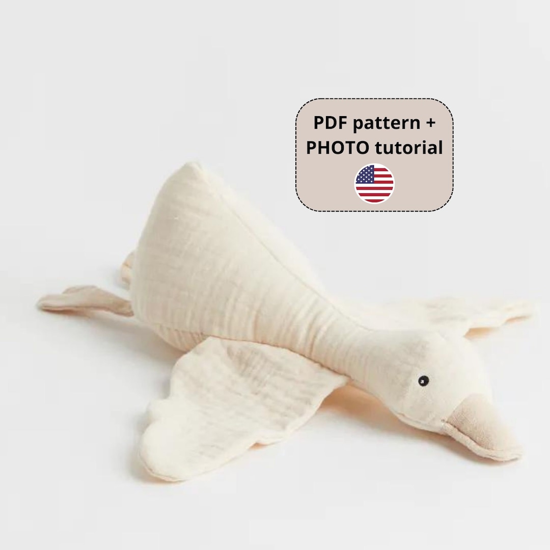 Duck & Canada Goose Sewing Pattern, Goose Plush Sewing Pattern PDF ...