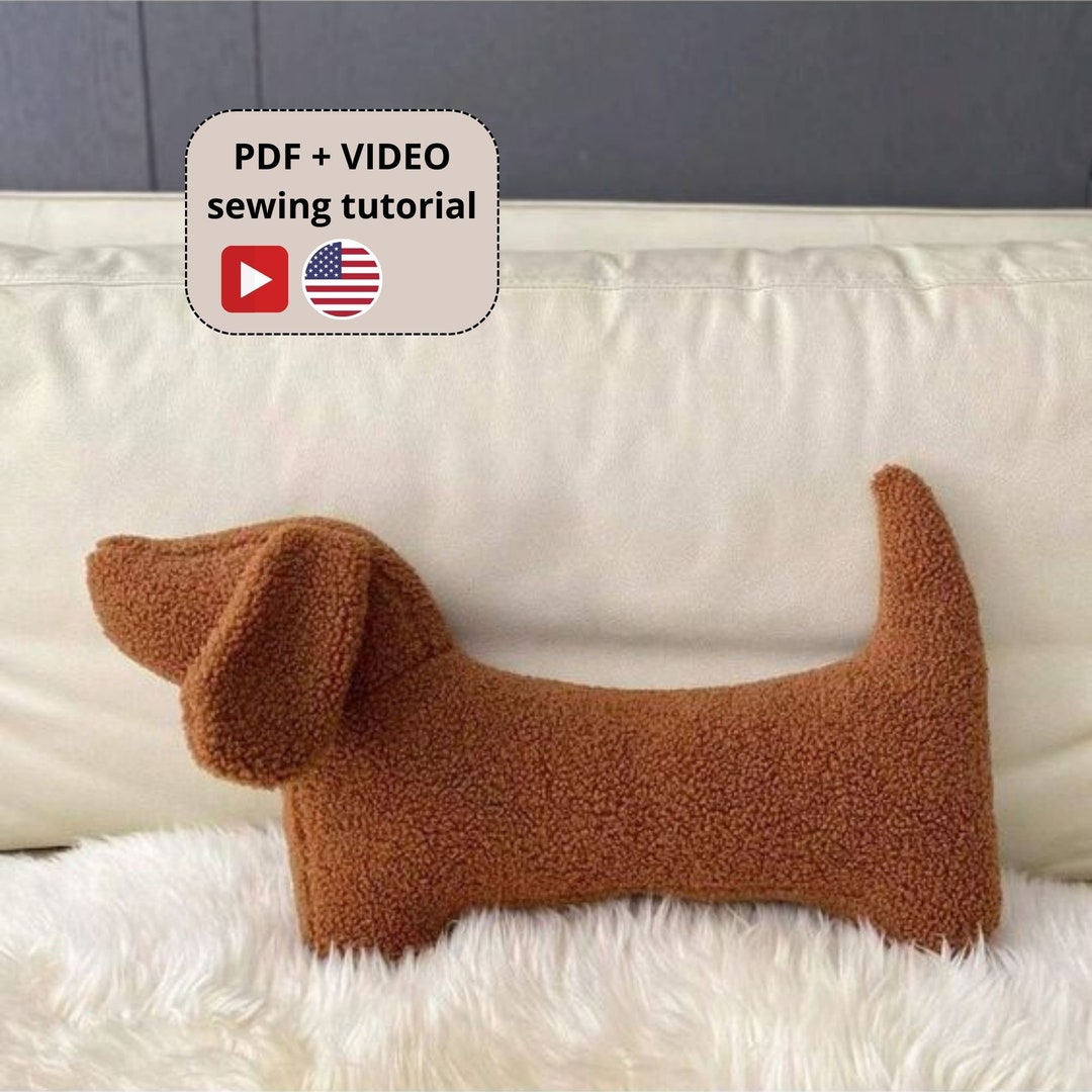 Dachshund Dog Sewing Patterns, Animal Sewing Pattern, Fabric Toys ...