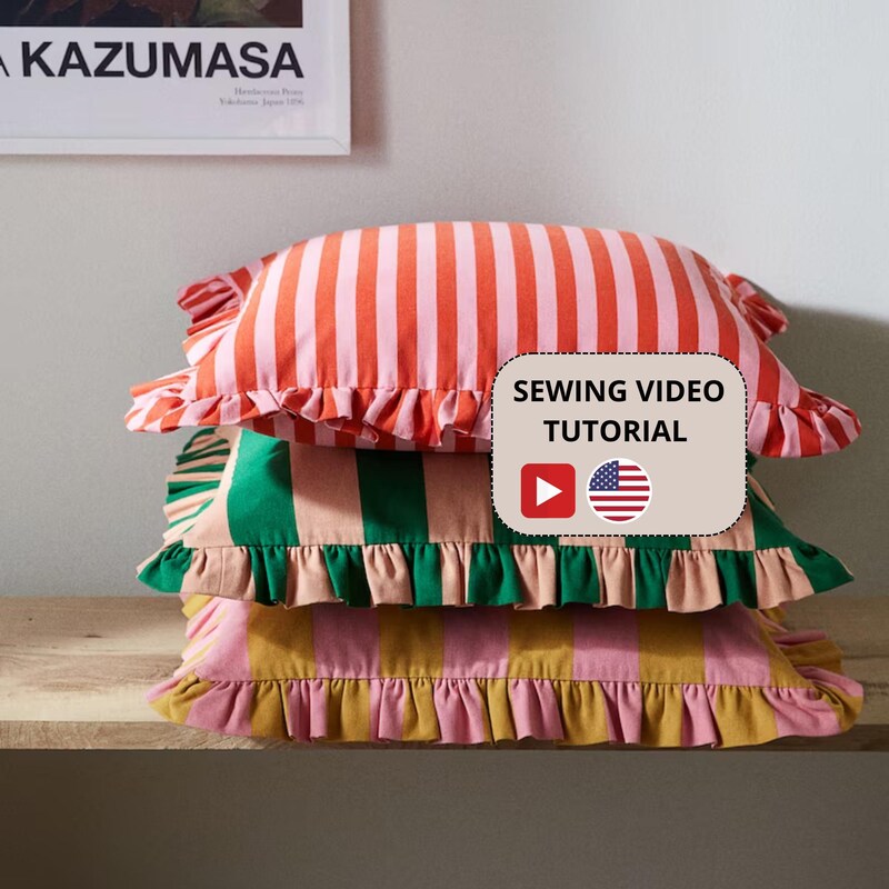 Ruffle Pillow Sham - Etsy