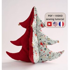 Christmas Tree Sewing Pattern With Photo Tutorial, 3 Sizes, Vintage ...