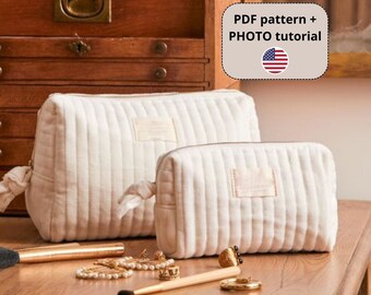 Ultimate Boxy Pouch PDF Sewing Pattern for a Fully Lined Boxy Zipper ...