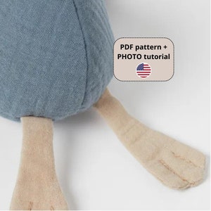 Duck & Canada Goose Sewing Pattern, Goose Plush Sewing Pattern PDF ...