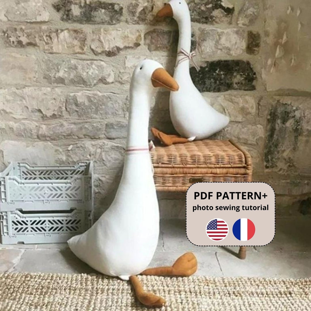Canada Goose Sewing Pattern, Goose Plush Sewing Pattern PDF Instant ...