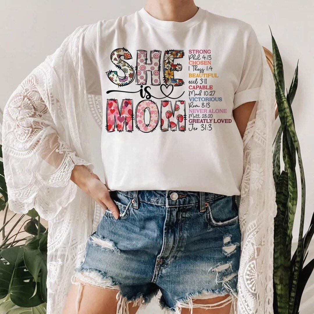 She is Mom Png, Mama, Mother's Day, Retro, Girl Mom, Christian, Blessed ...