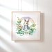 Happy Mother's Day Bunny Printable Cute Rabbit Digital Art Mother's Day ...