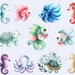 Mermaid Clipart, Ocean Fantasy PNG, Pastel Mermaids, Watercolor Sea ...