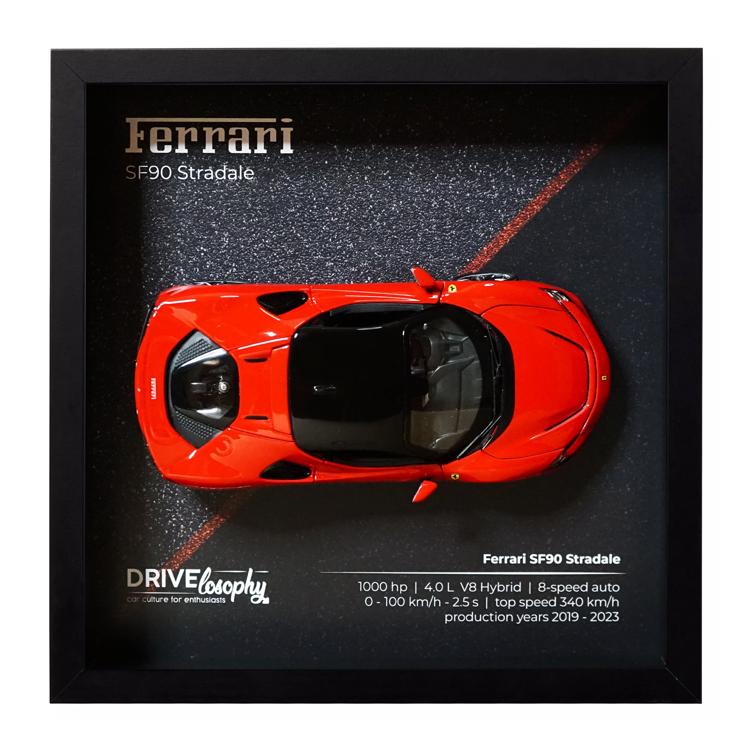 Ferrari SF90 Stradale 3D Frame the Ideal Gift - Etsy