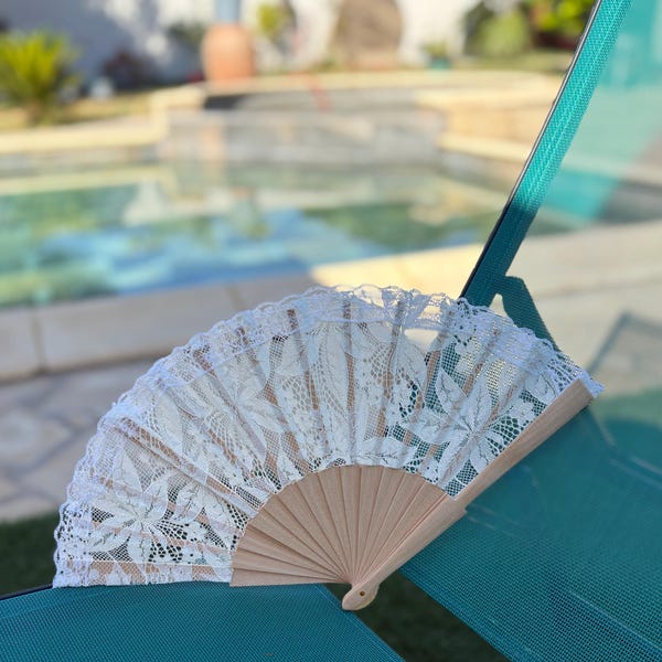 Lace Fan - Etsy
