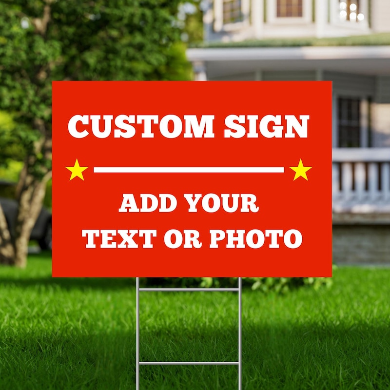 Custom Yard Sign - Etsy