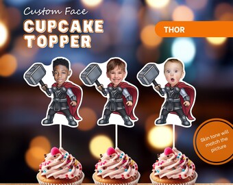 Graduate Personalized Face Cupcake Toppers - Etsy