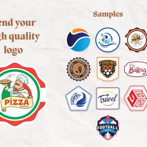 Custom Logo Cupcake Toppers Business Party Decoration Sports Party ...