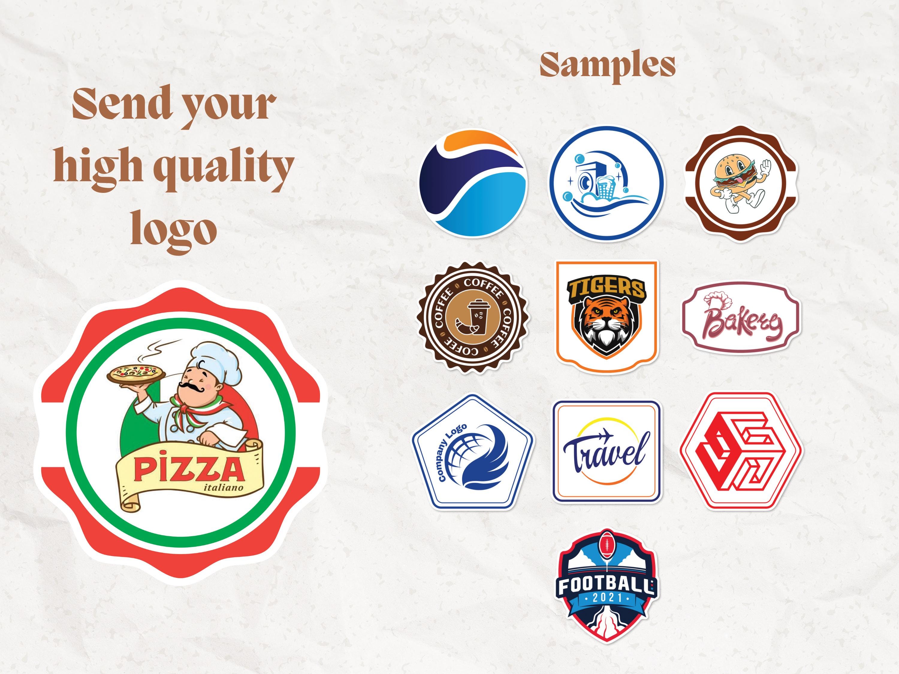 Custom Logo Cupcake Toppers Business Party Decoration Sports Party ...
