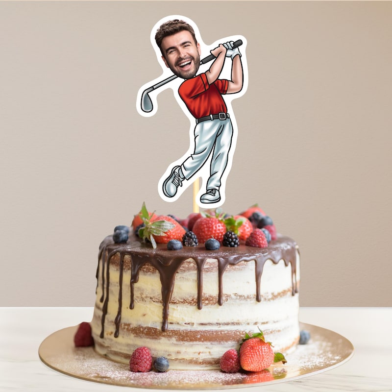 Golf Cake Topper - Etsy Canada