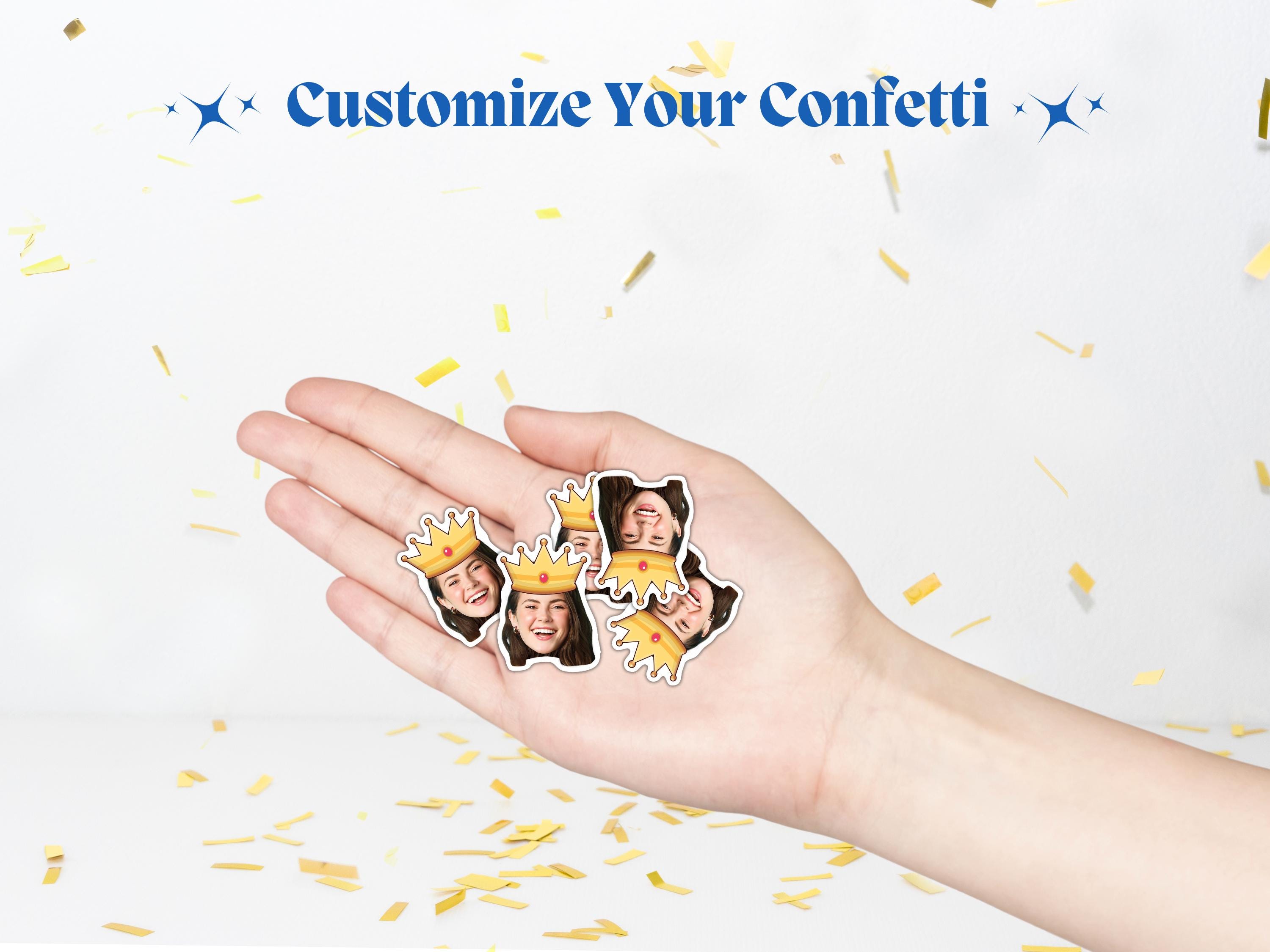 Birthday Confetti Custom Face Photo Confetti for Birthday Party ...