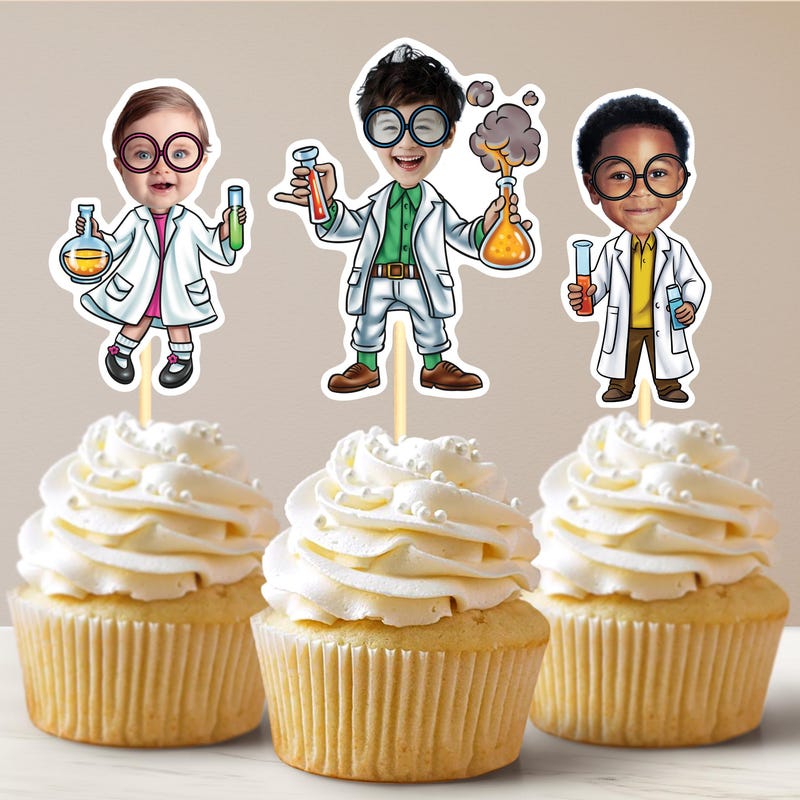 Science Cake Topper - Etsy