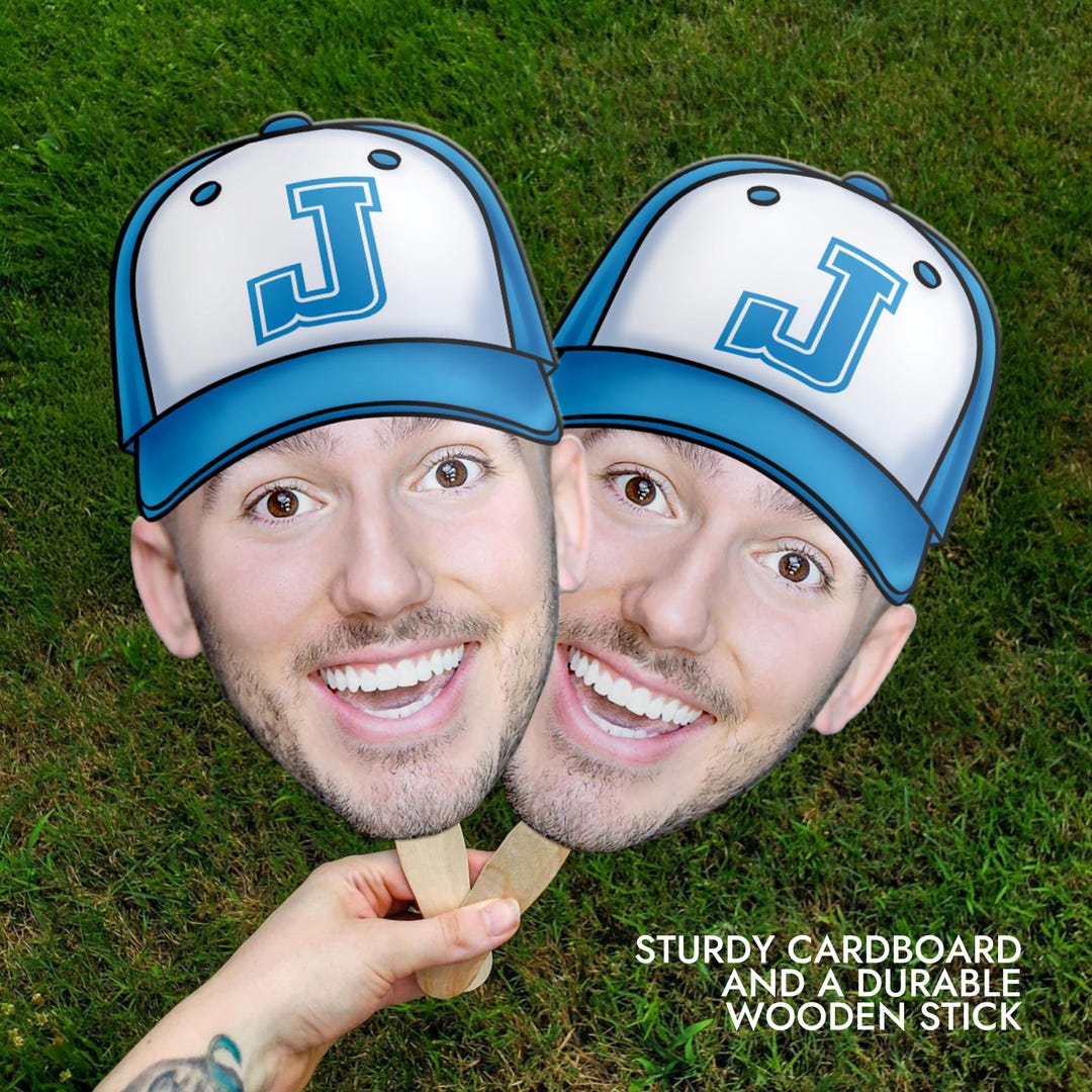 Custom Big Head Cut Out Sports Team Cheering Props Cheer Gift Sports ...