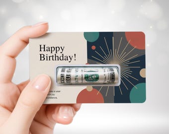Fruit Theme Birthday Card Cash Holder Gift for Birthdays - Happy ...