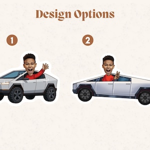 Custom Cupcake Toppers Cyber Truck Cupcake Topper Tesla Race Cartopper ...