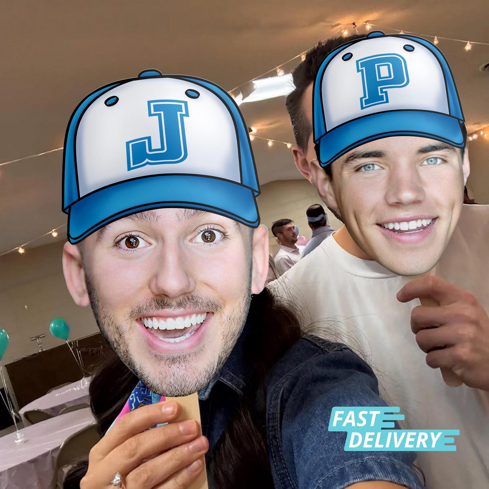 Custom Big Head Cut Out Sports Team Cheering Props Cheer Gift Sports ...