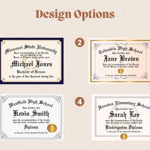 Diploma Cupcake Topper Mini Diploma Cupcake Toppers Graduation ...