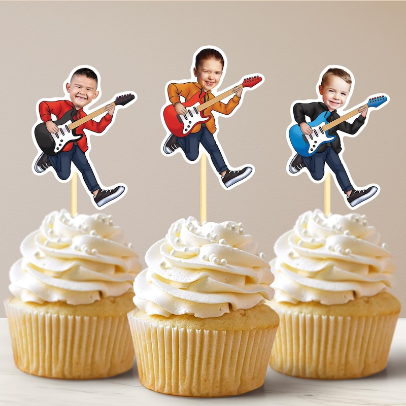Guitar Cake Topper - Etsy