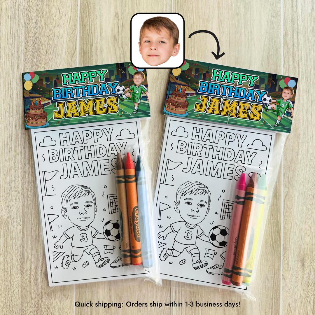 Personalized Soccer Theme Birthday Coloring Pages Personalized Soccer ...