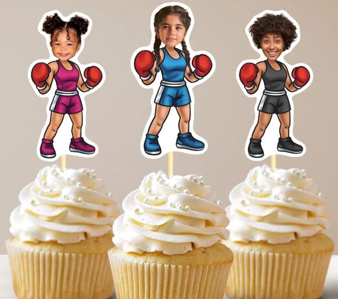 Boxing Cake Topper - Etsy