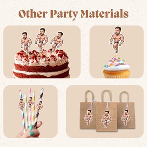 Bodybuilder Cupcake Toppers Bodybuilding Cupcake Toppers Gym Cupcake ...
