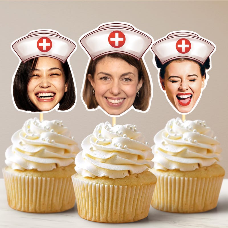 Nurse Cupcake Topper - Etsy