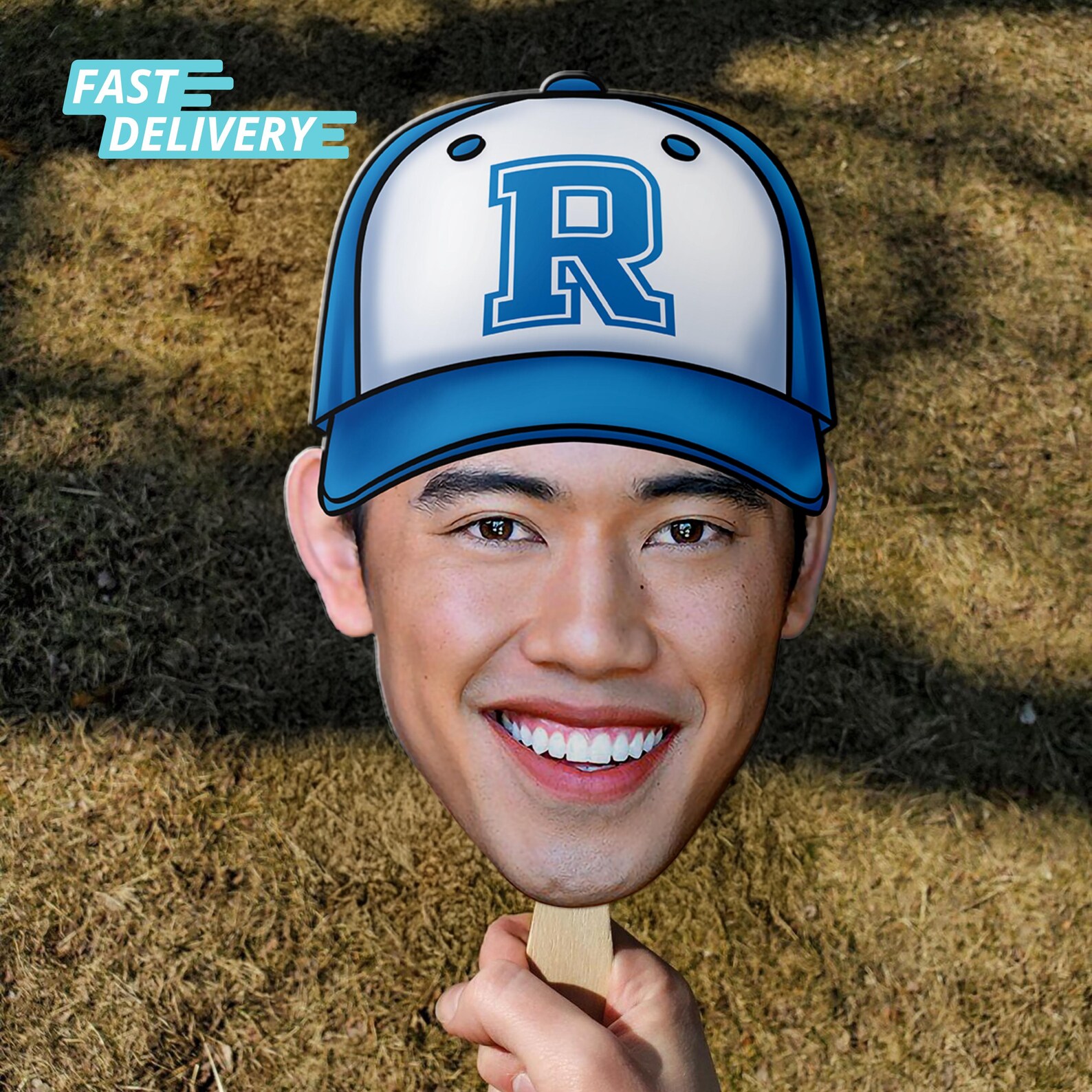 Custom Big Head Cut Out Sports Team Cheering Props Cheer Gift Sports ...