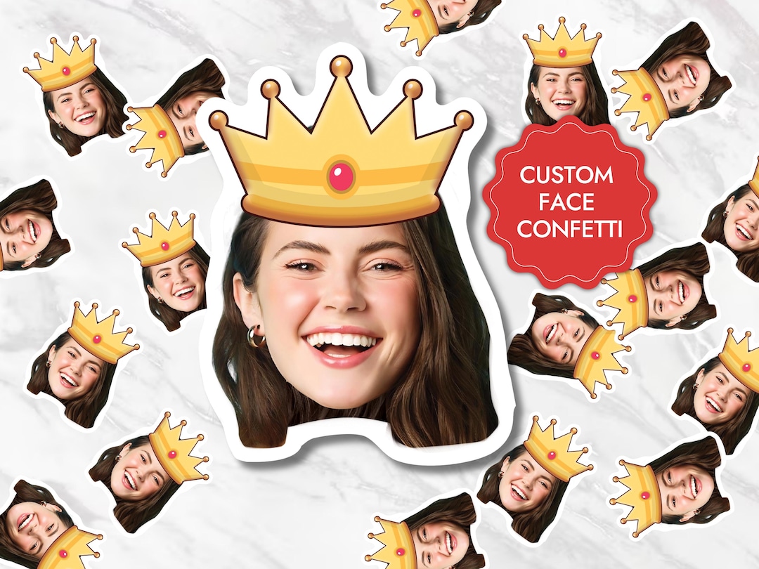Birthday Confetti Custom Face Photo Confetti for Birthday Party ...