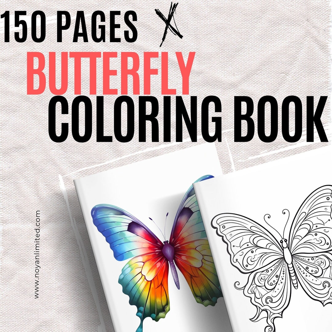 Butterfly Coloring Pages for Kids, Toddlers, Preschoolers, Coloring ...