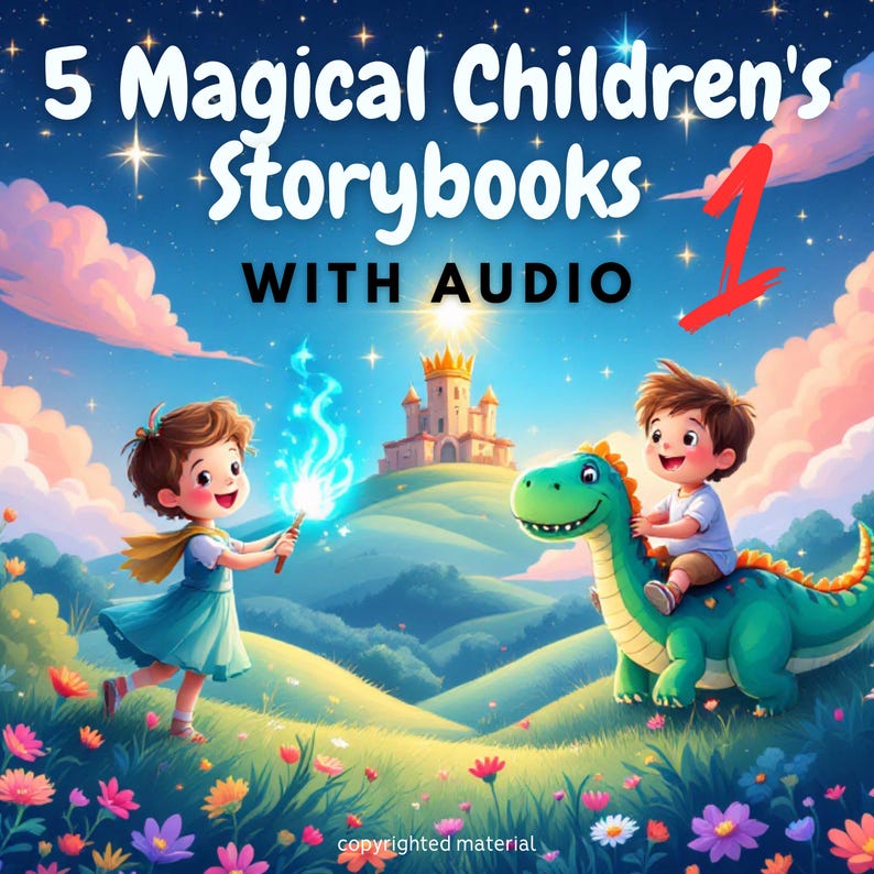 5 Magical Children's Storybooks With Audio (digital Download) - Etsy